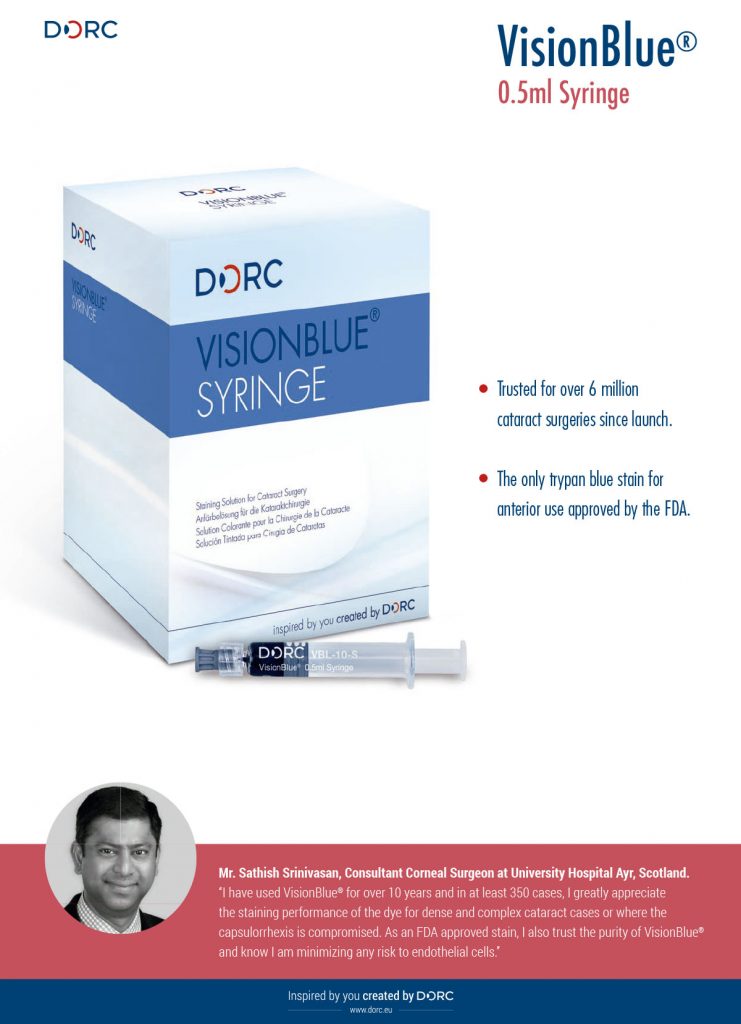 DORC VisionBlue brochure syringe - SURGICAL SERVICE PORTUGAL LDA